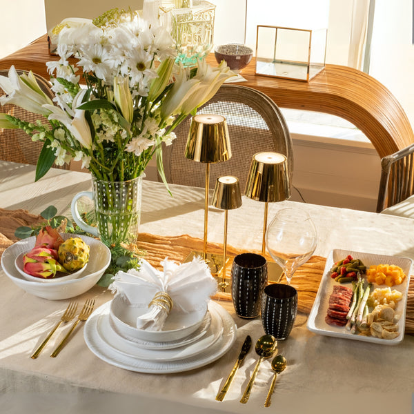 Graffito Salad Plate with Lip (Set of 4) - Zafferano America Canada