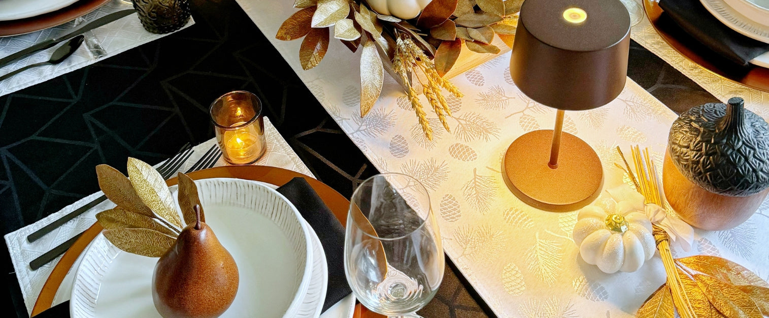 Zafferano America - Cordless Lighting Colored Glass Tableware of Italy